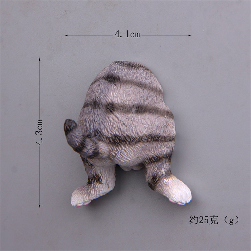 Cute Resin Cat Butt Fridge Magnets Magnetic Orname... – Grandado