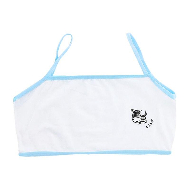 Puberty Girls Single Layer Training Bra Cartoon Ze... – Grandado