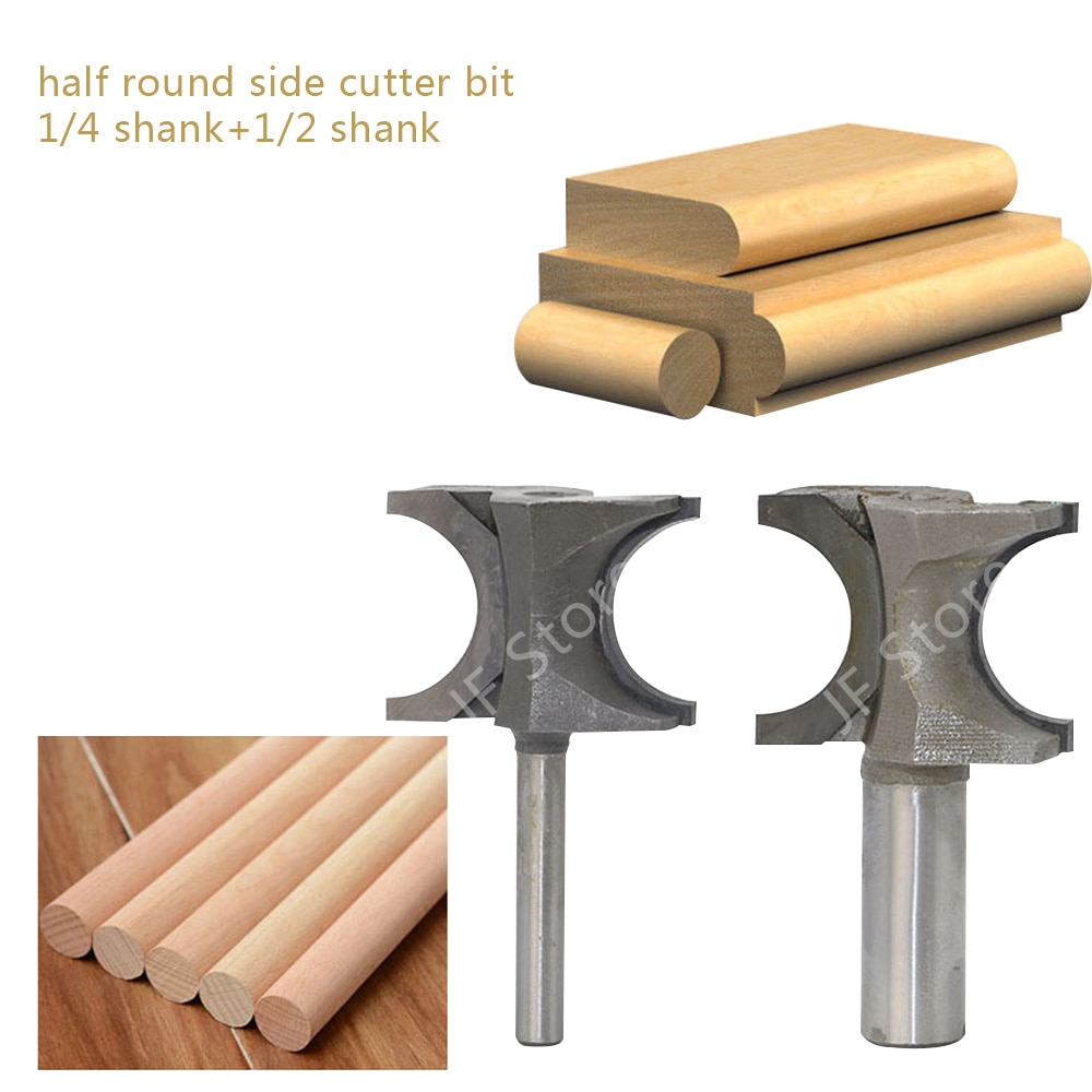 1PCS Half Round Side Cutter Bit Router Bit 12.7mm/... – Vicedeal