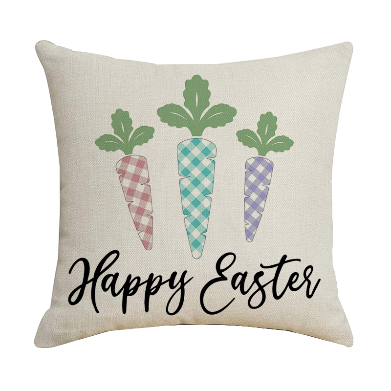 Happy Easter Wortel Kussensloop Sofa Gooi Kussenho... – Vicedeal