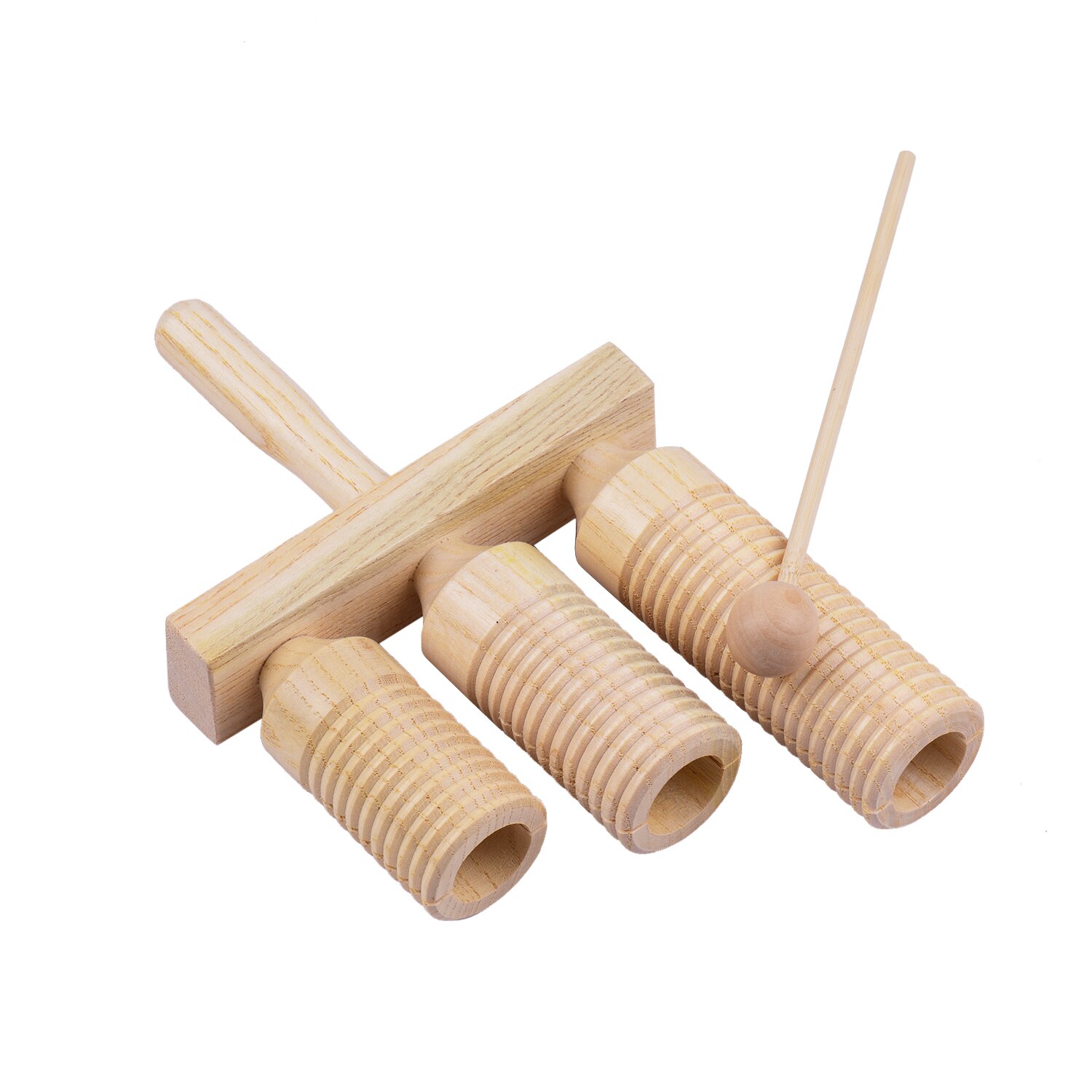 Percussion Wood Block 3 Tone Wooden Percussion Mus... – Grandado