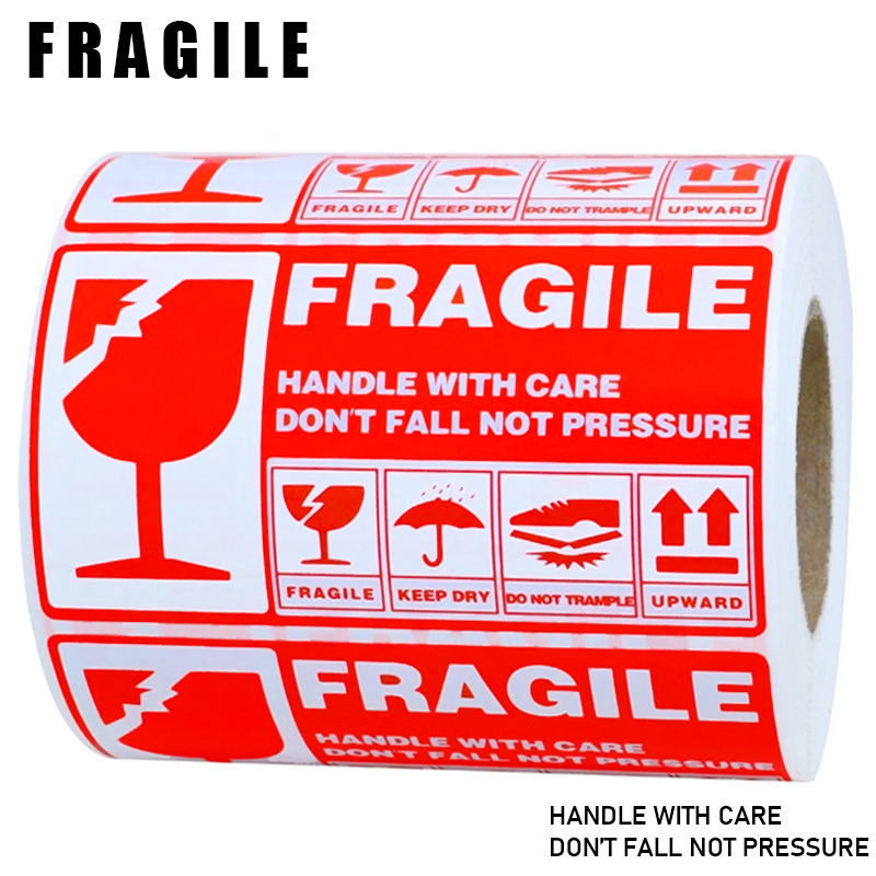 300Pcs/Roll Fragile Mailing Handle With Care Stick... – Vicedeal