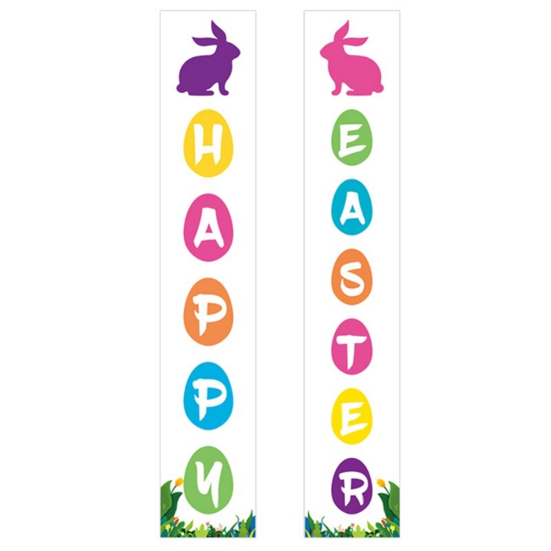 Easter Porch Sign Welcome Happy Easter Banner East... – Grandado