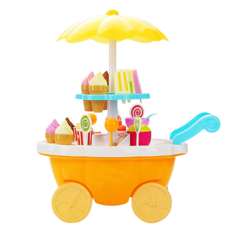 Simulatie Kleine Karren Meisje Mini Candy Winkelwa... – Grandado