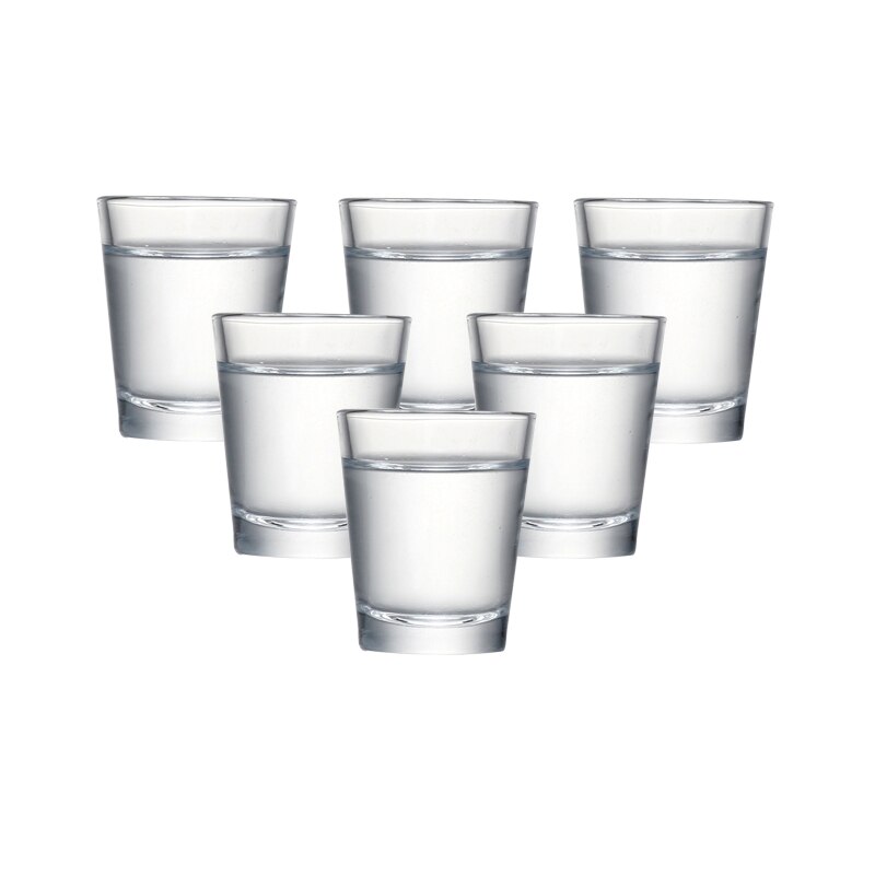 1.5oz 6PCS Machine Made Lead-Free Glass Shot Glass... – Grandado