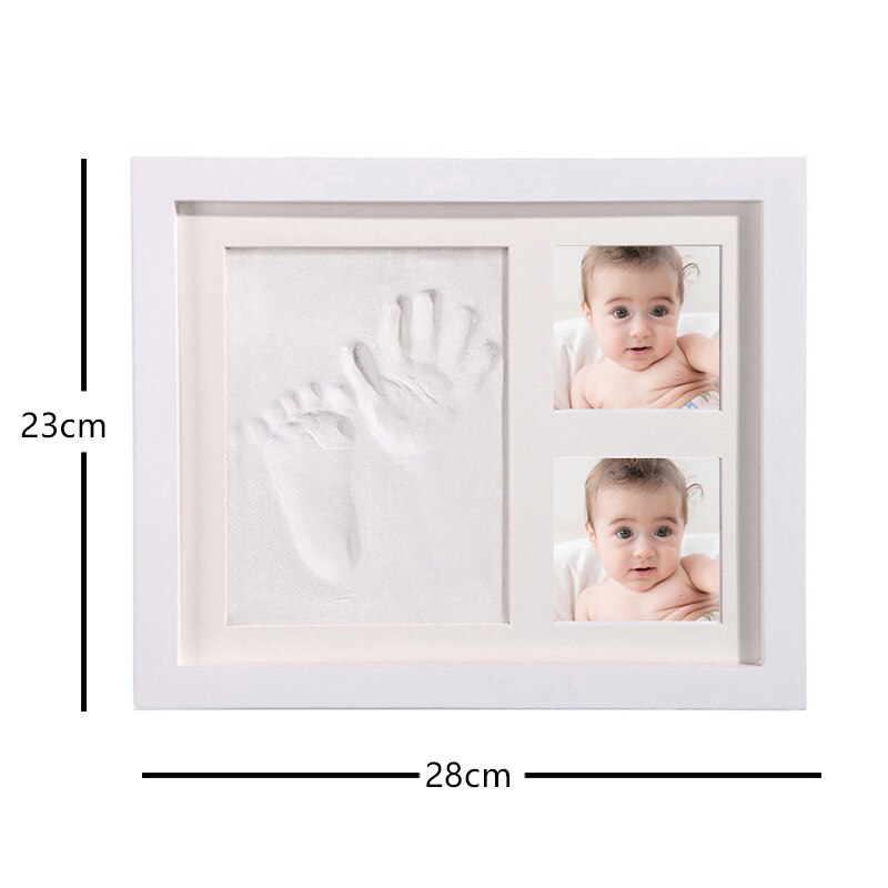Cute Baby Photo Frame DIY Handprint Imprint Air Dr... – Grandado