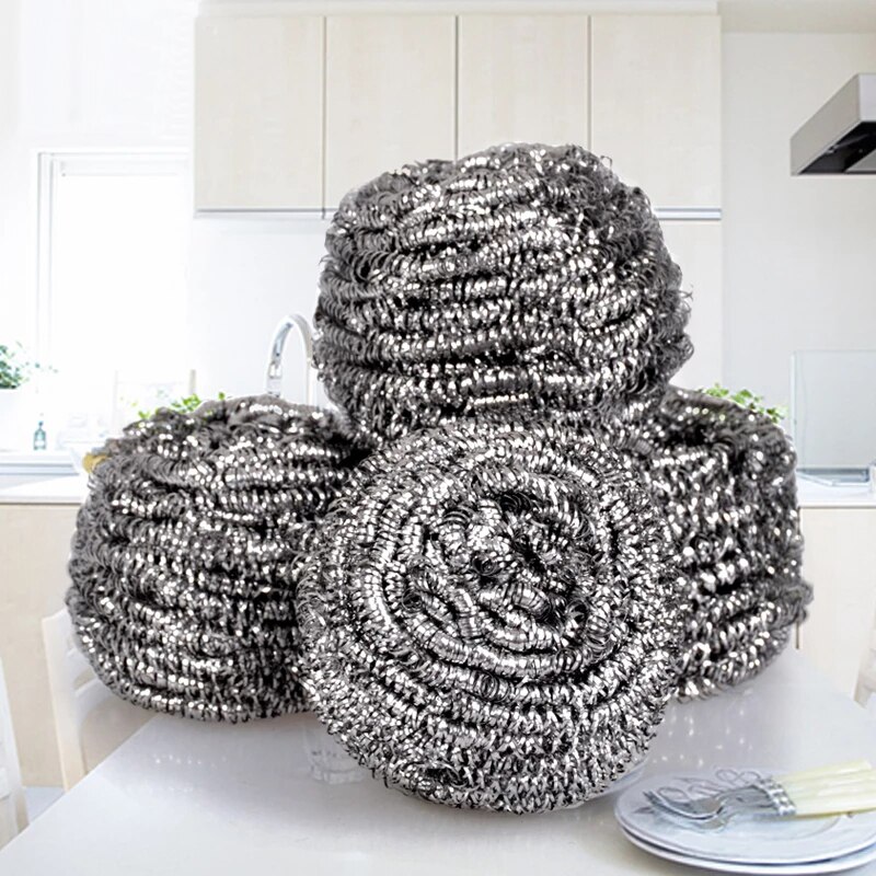 East Stainless Steel Scrubbers Cleaning Ball Pot D... – Grandado