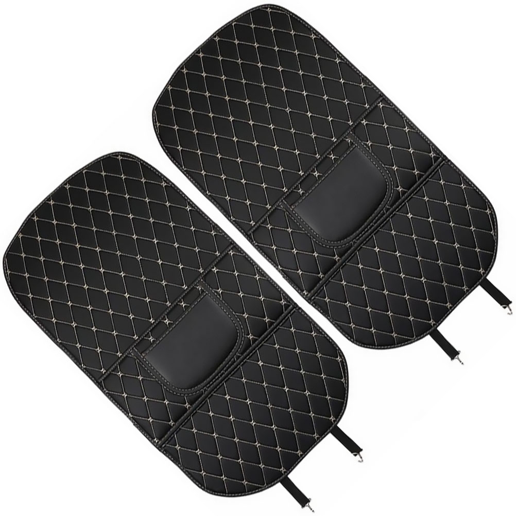2pcs Leather Car Seat Back Anti-kick Pad Car Seat ... – Vicedeal