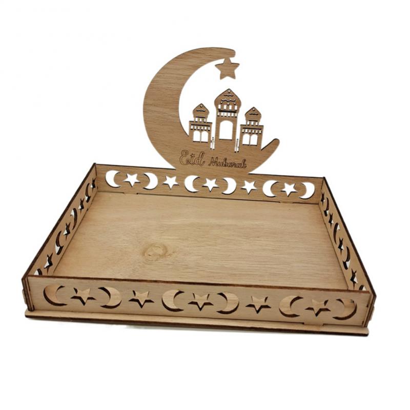 Wooden Tray Ramadan Table Decorations Dessert Tray... – Grandado