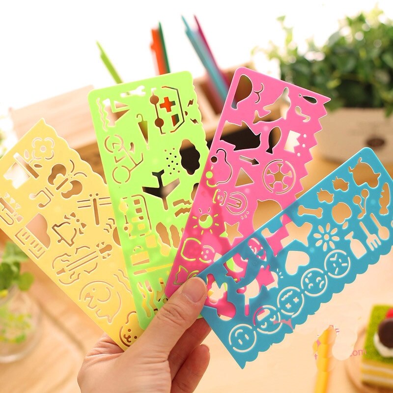 4 Color 4 Different Types Stationery Children Pain... – Grandado