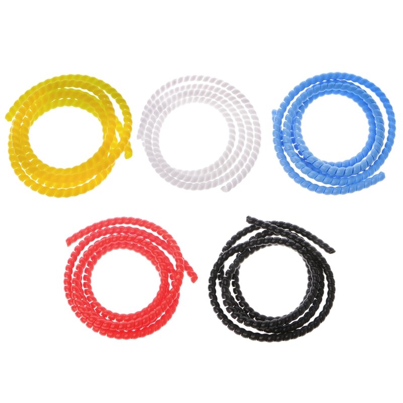 2m 10mm PP Spiral Wrapping Bands Cable Tidy Wrap W... – Grandado