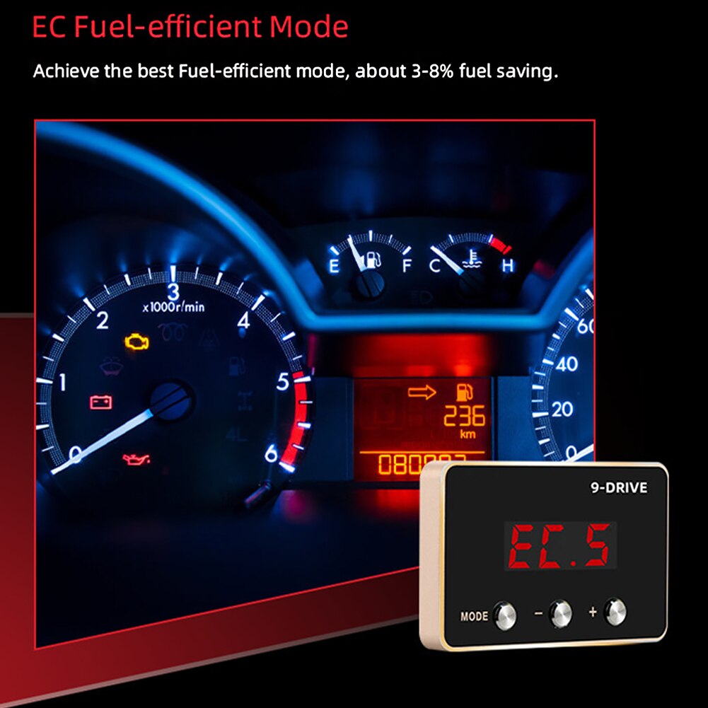 Digital Display Plug And Play 9 Drives Strong Boos... – Grandado