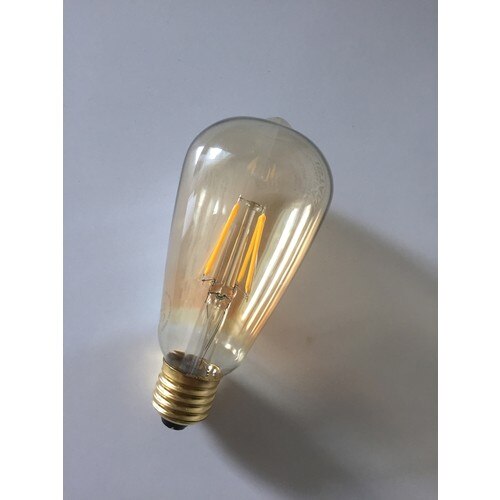 Rustic Edison Led Bulb E27 Lampholder Pear Type ST... – Vicedeal