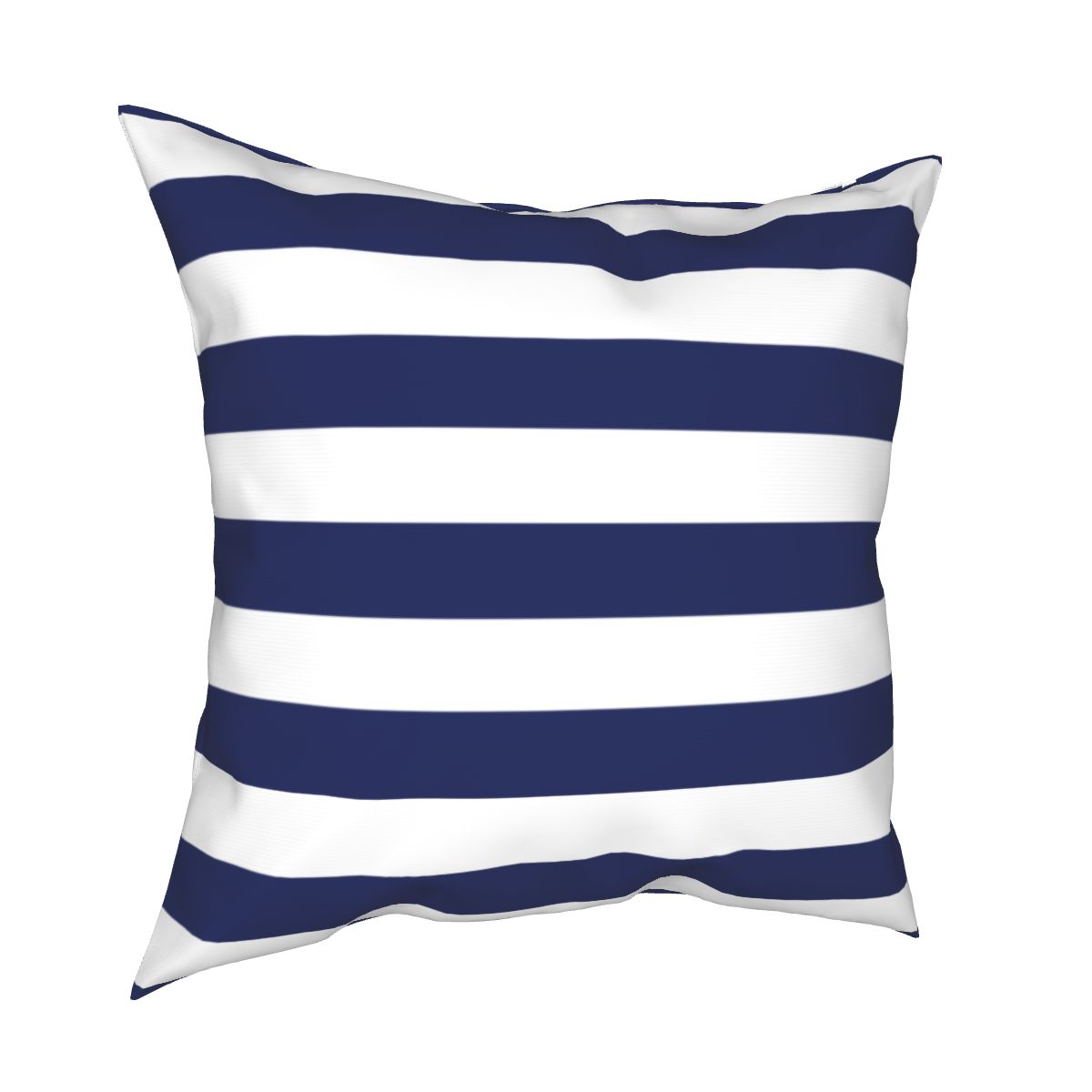 Marineblauw En Witte Strepen Kussensloop Afdrukken... – Vicedeal