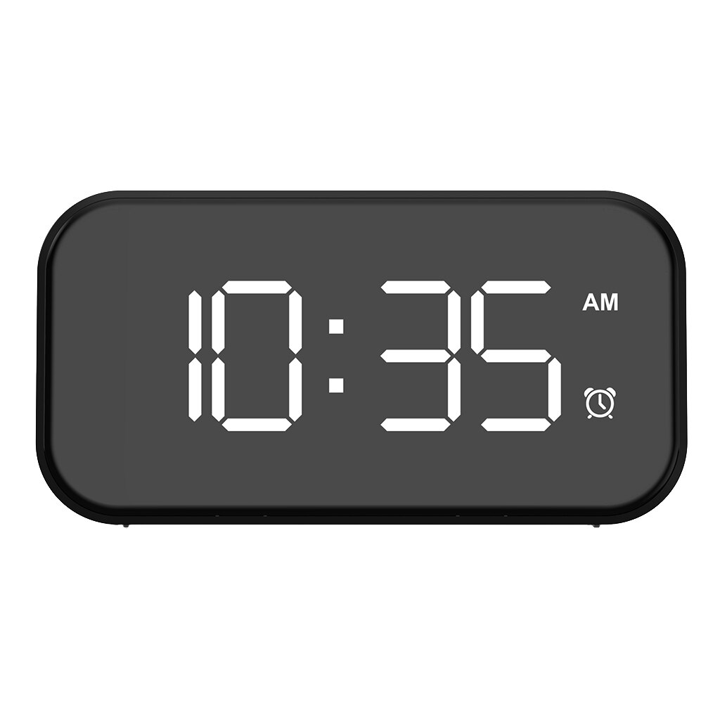 Snooze Digital Alarm Clock 5 Inches LED Screen USB... – Vicedeal