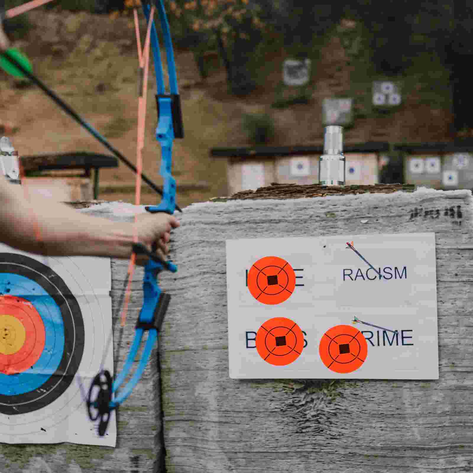 25 Sheets Self-adhesive Target Paper Shooting Exer... – Grandado