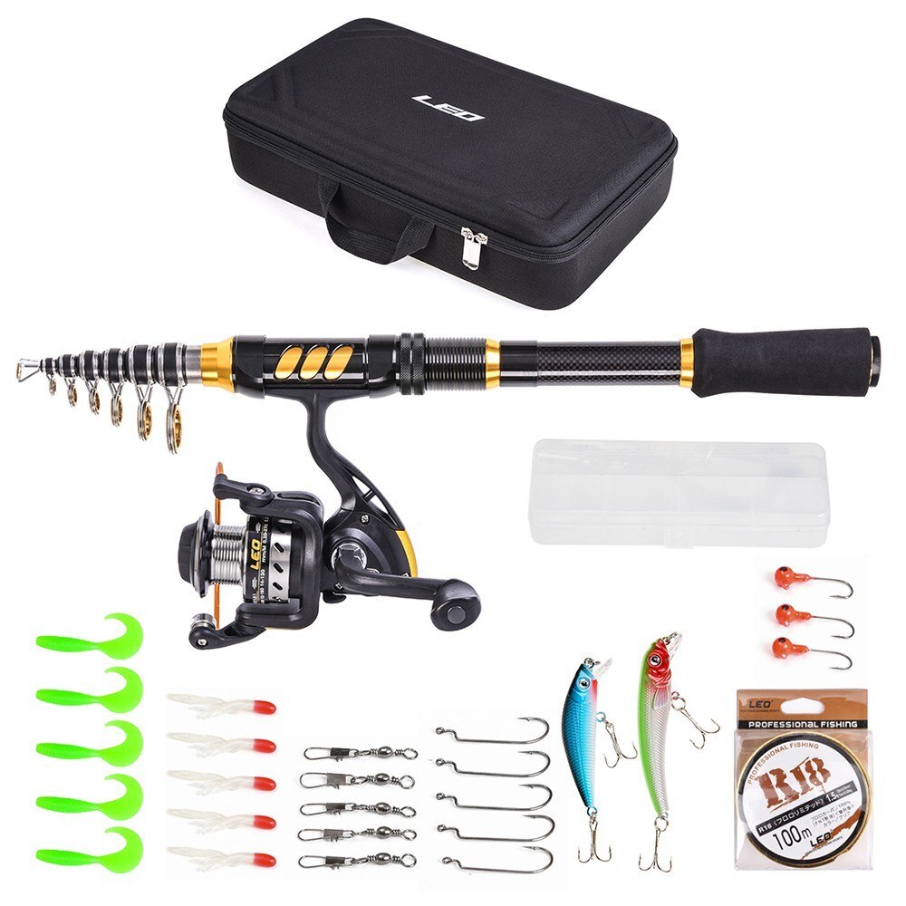 Hengel En Reel Combo Telescopische Hengel Met Spin... – Vicedeal