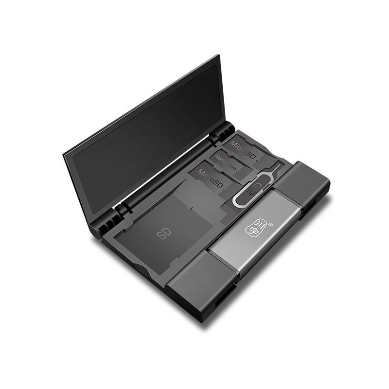 Kawau-Lector de tarjetas multifunción, caja de mem... – Grandado