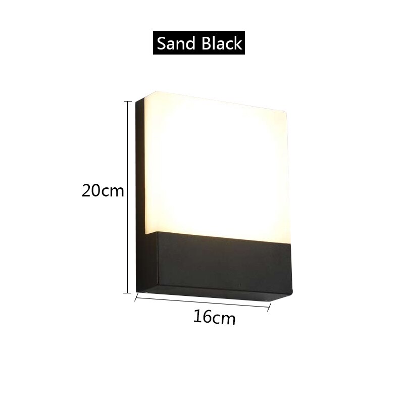 Modern highly transparent wall lamp outdoor wall l... – Grandado