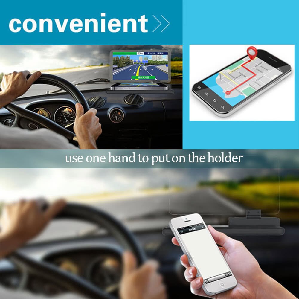 6 Inch Car HUD Head Up Navigation Display Phone Ho... – Grandado