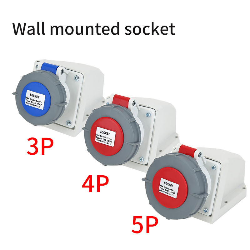 Industrial Plug and Socket 3P/4P/5Pin Electrical C... – Grandado
