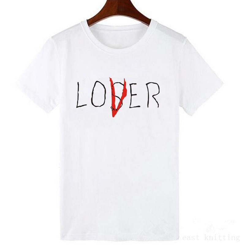 Loser Lover Letter Printed Clothing Summer Women T... – Grandado