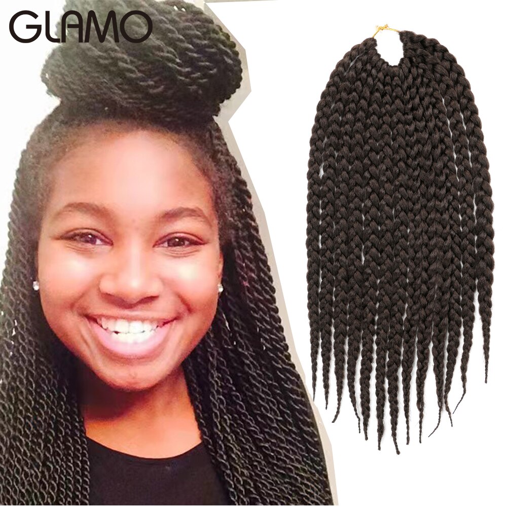 GLAMO 12 Inch Ombre Box Braid Crotchet Hair Extens... – Vicedeal