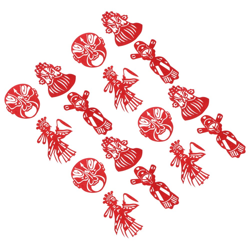 16pcs Children's DIY Chinese Paper Cuts Chinese Op... – Vicedeal