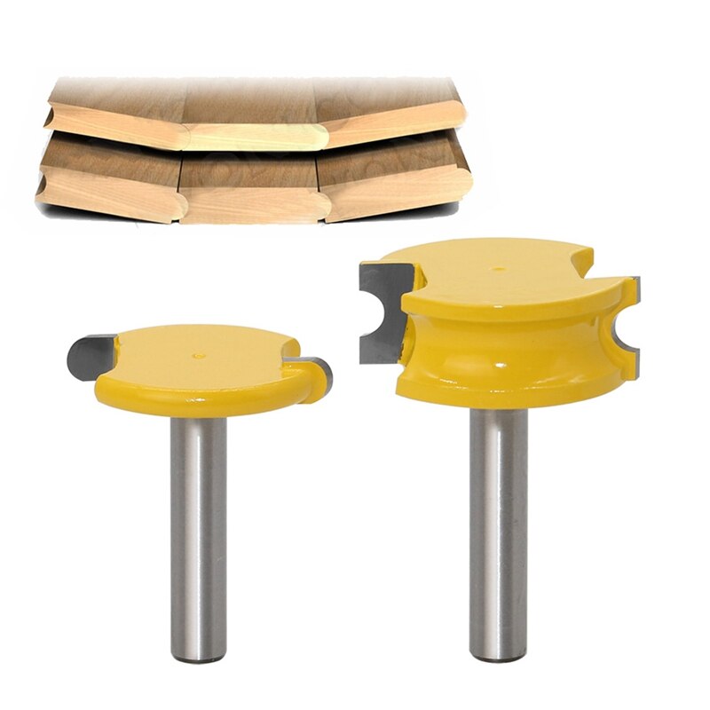 2 Pcs 8Mm Shank Canoe Flute And Bead Router Bit Se... – Grandado