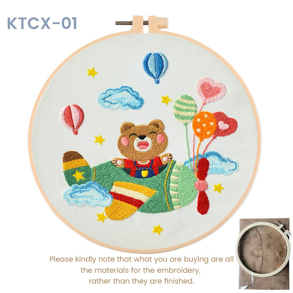 1PCS Cartoon Embroidery Elephant Animal Pattern DI... – Grandado