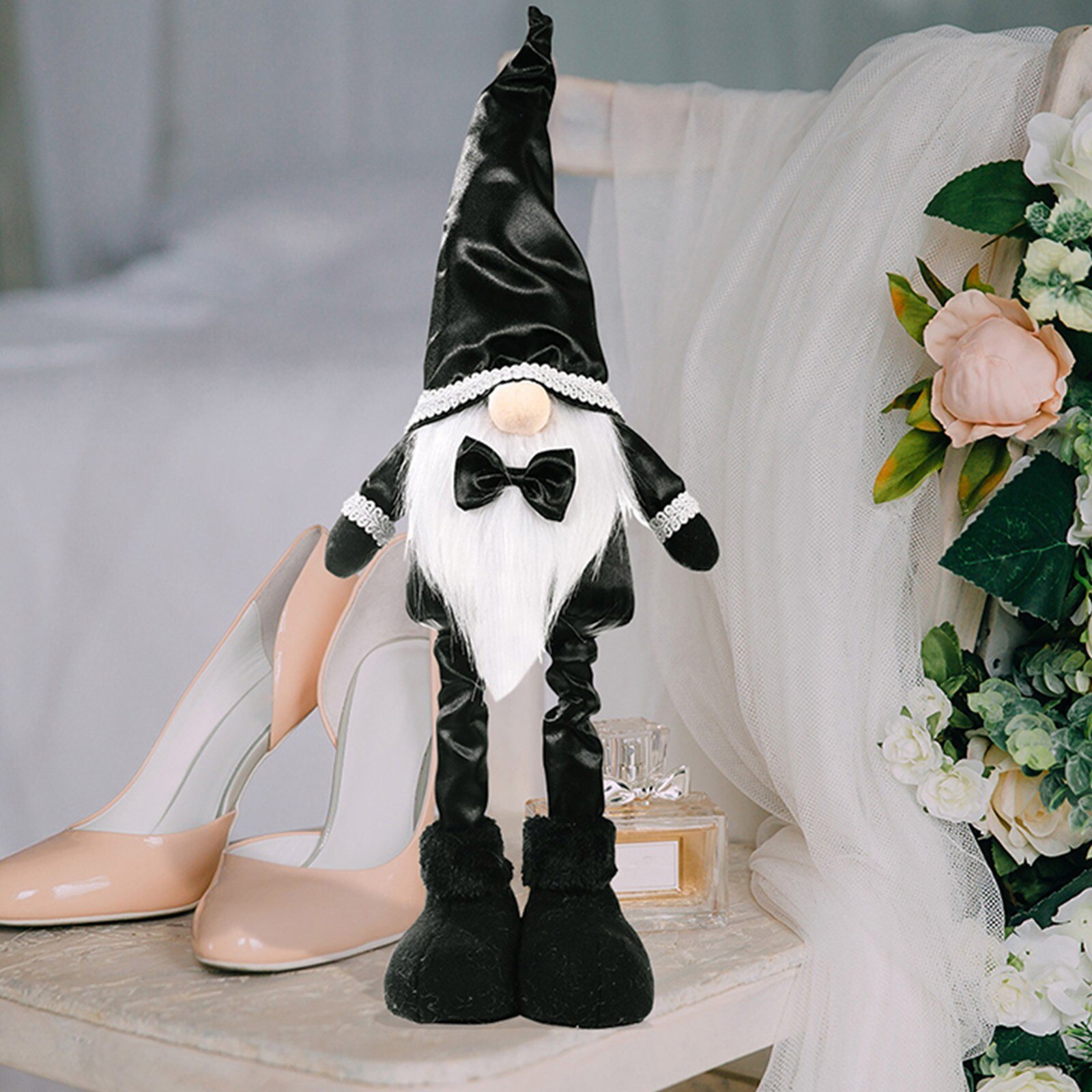 40# Bride Groom Faceless Doll Gnome Adjustable Wed... – Grandado