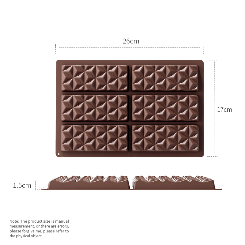Chocolate Bar Molds Deep Silicone Break-Apart Choc... – Grandado