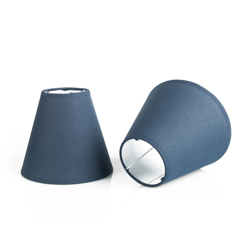 4PCS E12 E14 handmade linen lamp shade for wall li... – Grandado