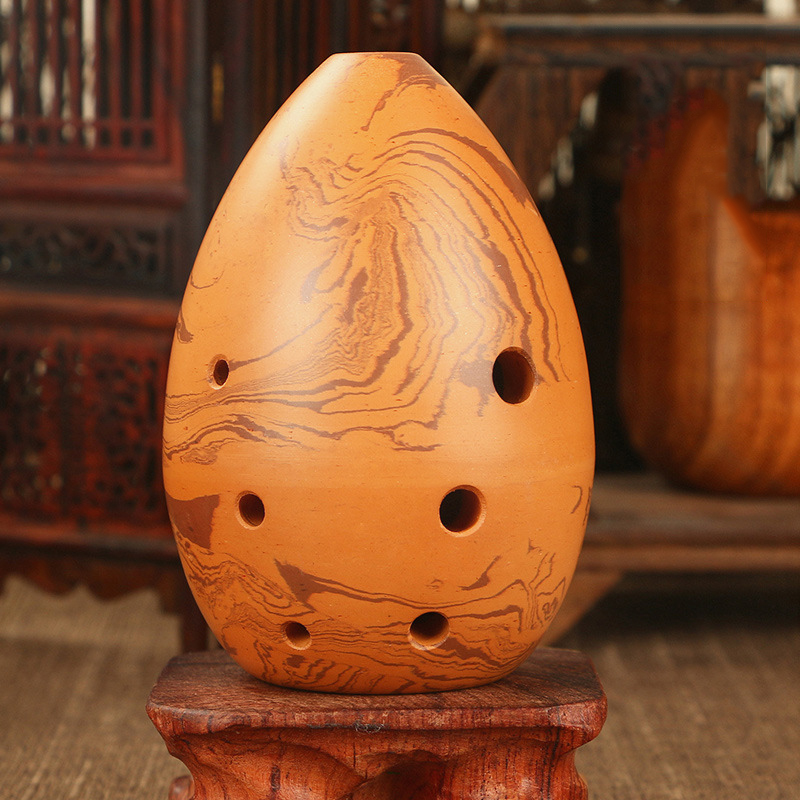 Hand polished Fired Ceramic Xun 8 Holes Ocarina An... – Grandado