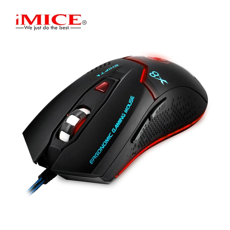 Imice-ratón óptico X8 para videojuegos, Mouse con ... – Grandado