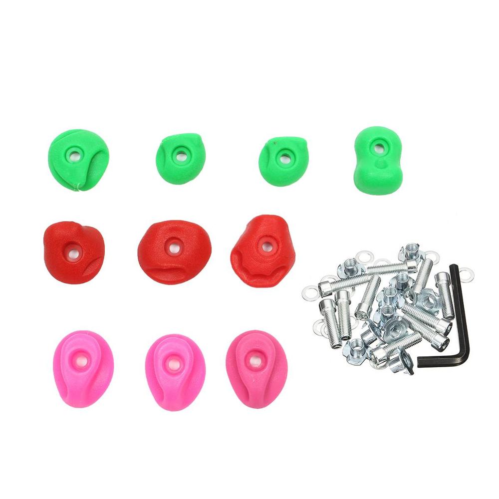 10pcs Plastic Climbing Rock Wall Stones Children K... – Grandado