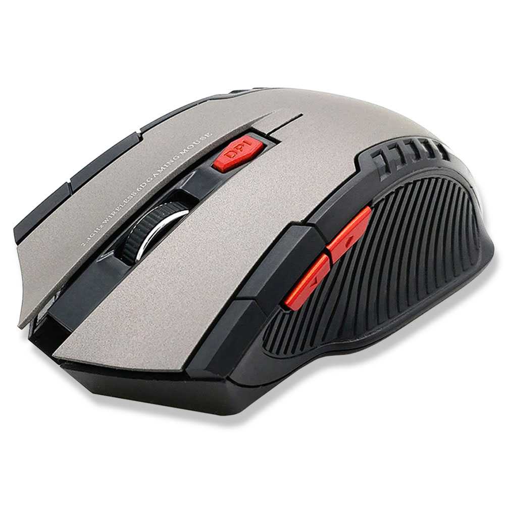 Compact Wireless Optical Mouse GF2430 Gray Cordles... – Vicedeal