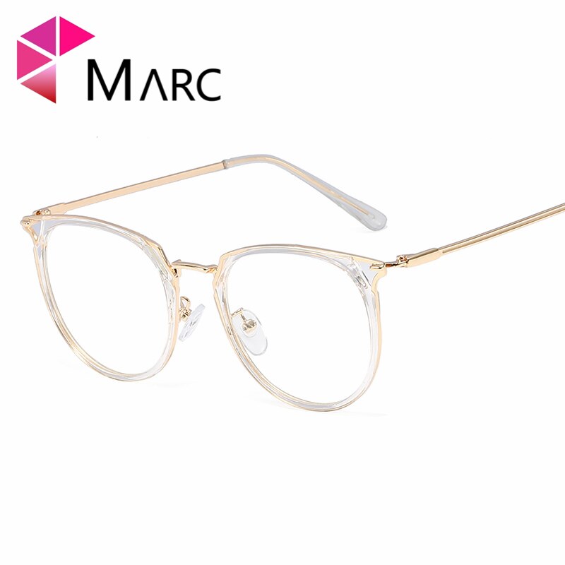 MARC Women Trendy Metal Frames Myopia Optical Lens... – Grandado