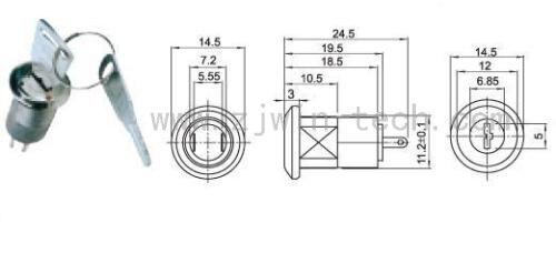 ( 1PC/PACK) 12mm Metal Key Switch 250V ON/OFF Lock... – Vicedeal