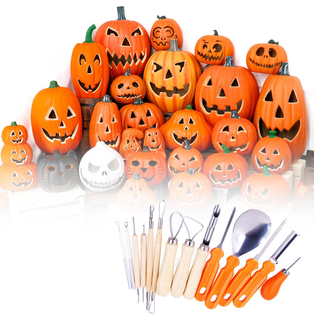 14 Pieces Halloween Pumpkin Carving Tool Kit Pumpk... – Vicedeal