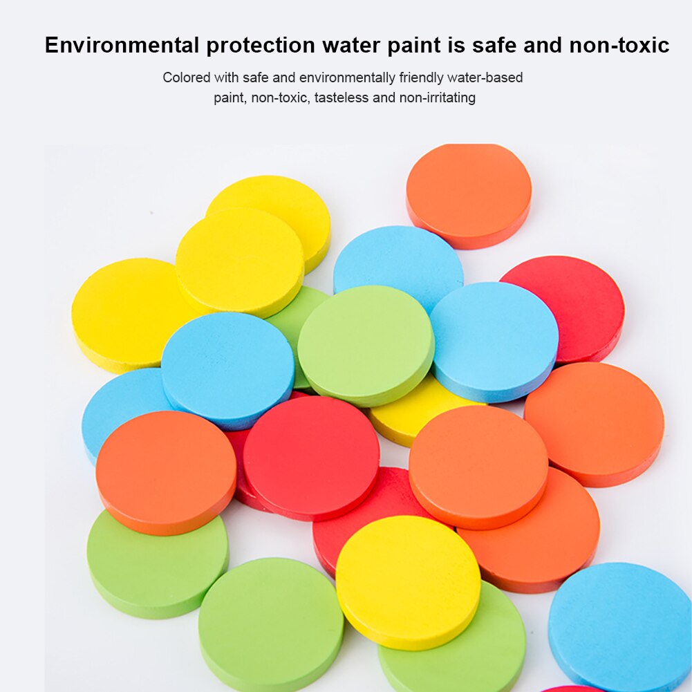 Color Classification Cup Wooden Enlightenment Toy ... – Vicedeal