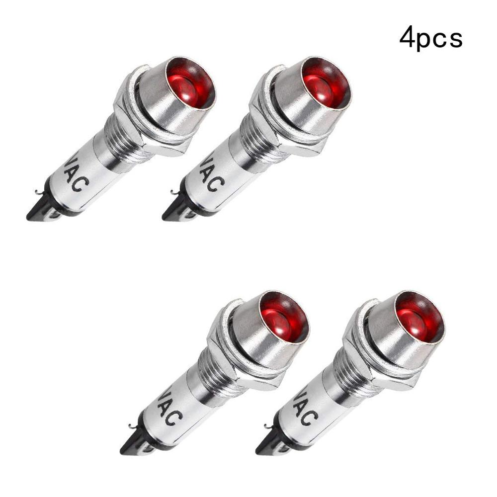 4-8PCS XD8-1 LED Metal Signal Indicator Length 36m... – Grandado
