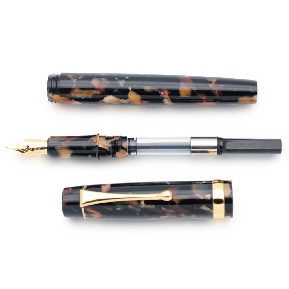 Jinhao Celluloid Acrylic Resin Fountain with Golde... – Grandado