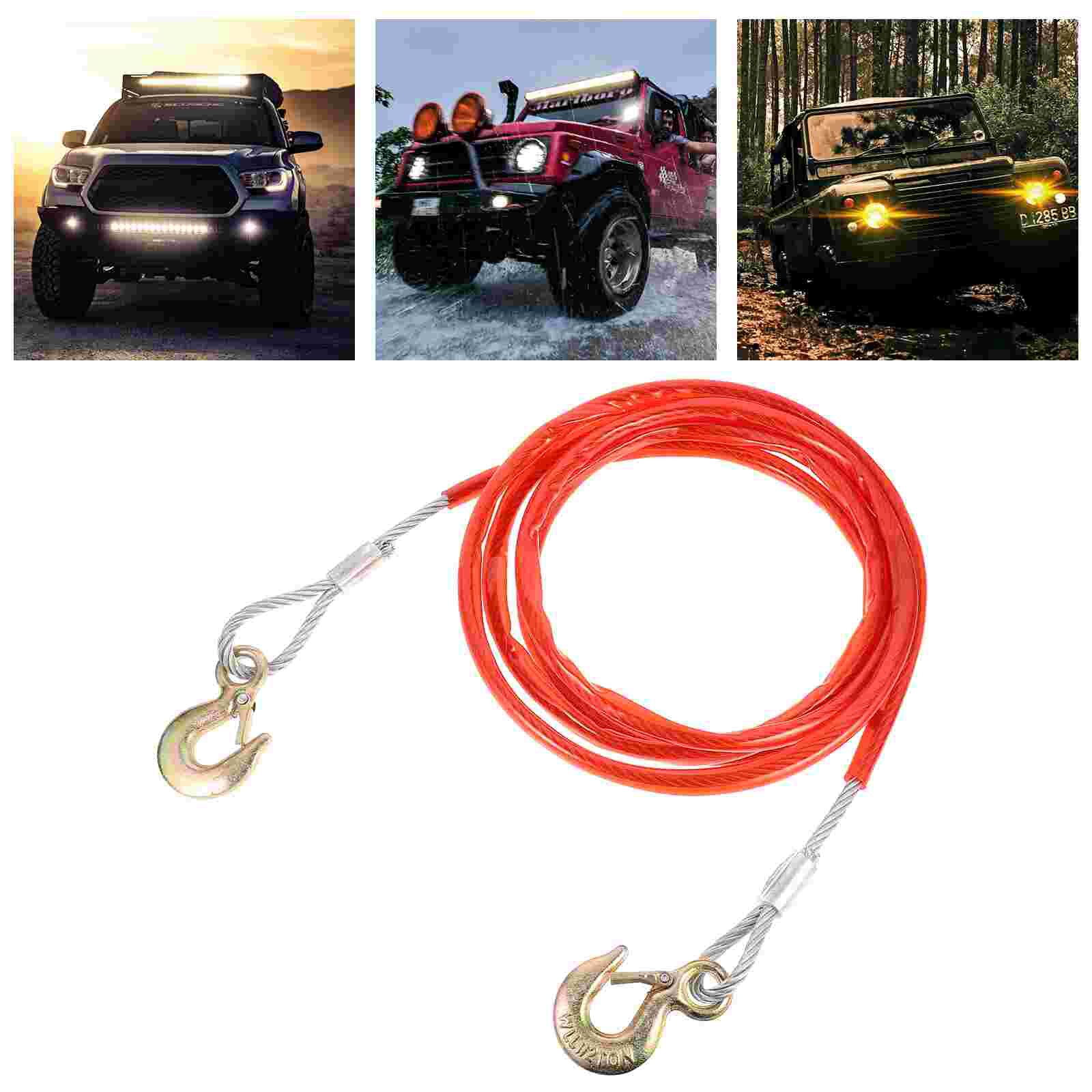 1pc Durable Car Rope Tow Rope Trailer Rope Sturdy ... – Vicedeal