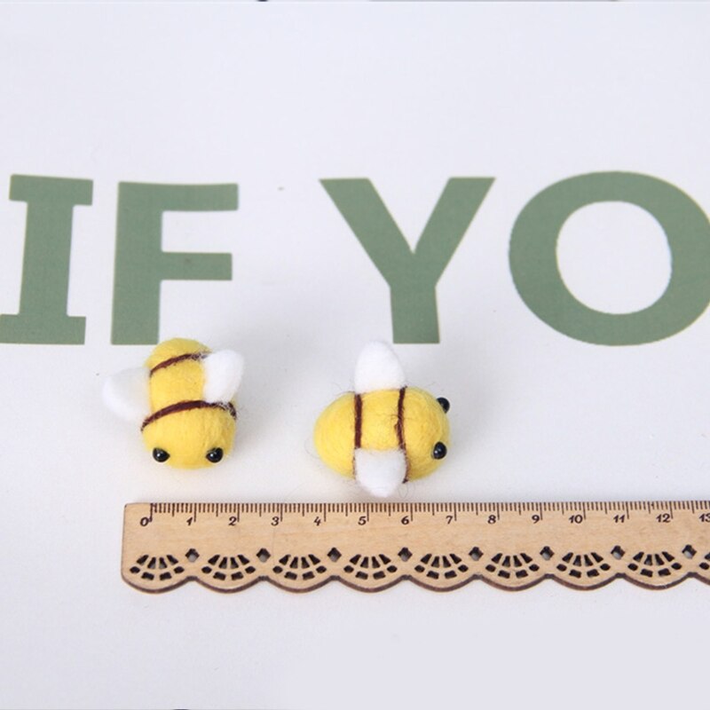 20 Pcs Wool Felt Bumble Bee Craft Decor Ball for C... – Grandado