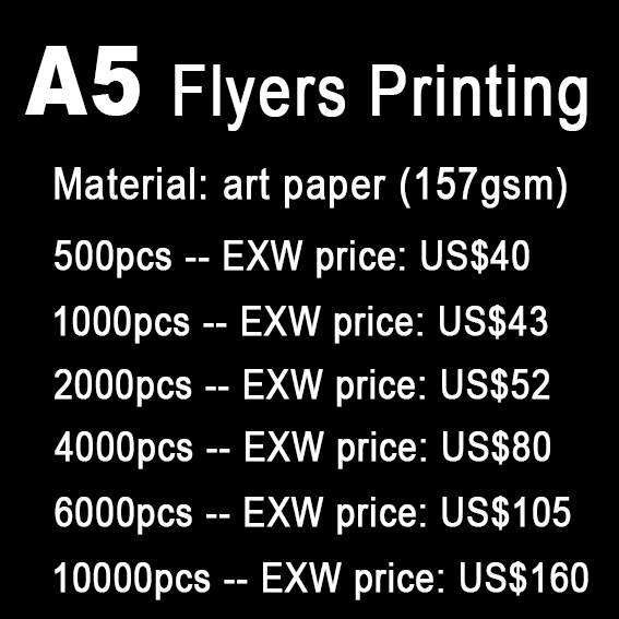 A5 flyers printing, print A5 leaflets, paper print... – Vicedeal
