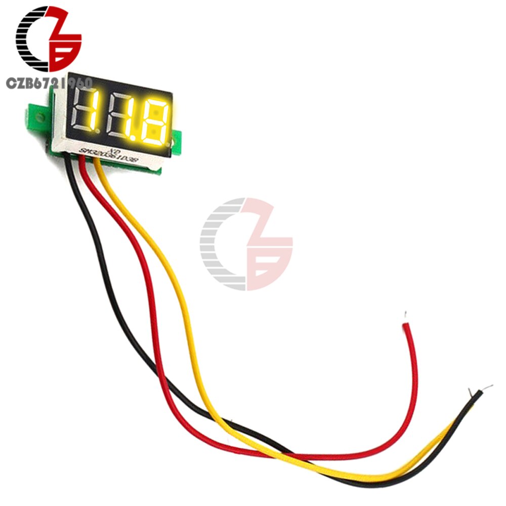 DC 0V-100V 0.28 inch LED Digital Voltmeter Voltage... – Grandado