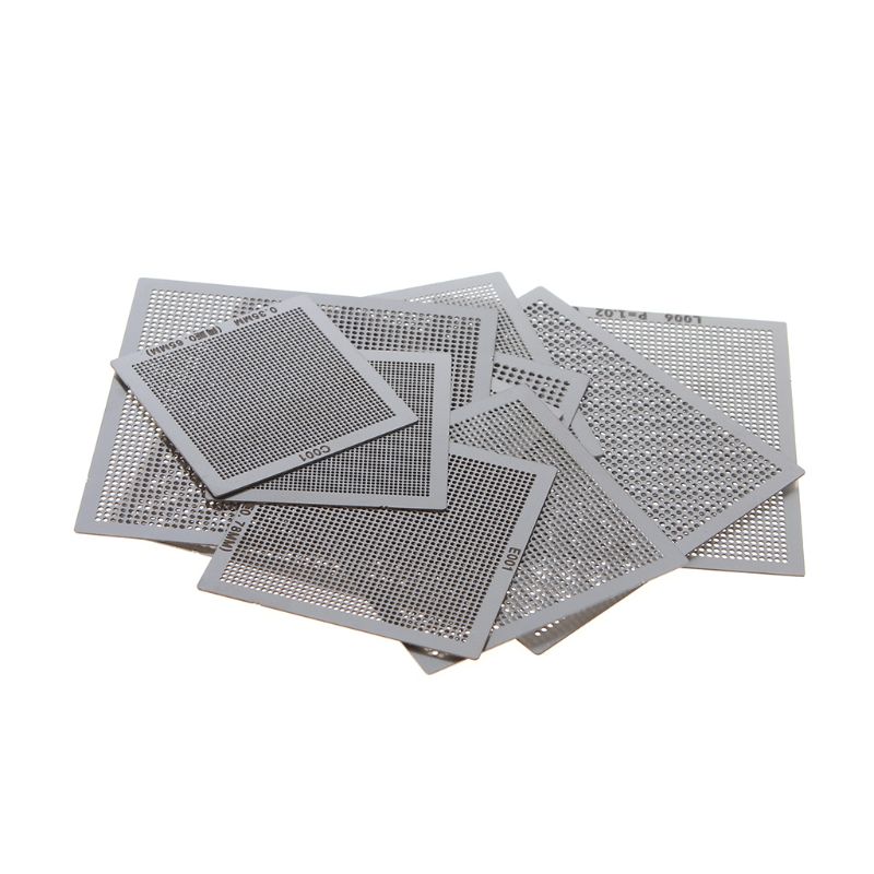 10Pcs/set BGA Reballing Universal Stencil Template... – Grandado
