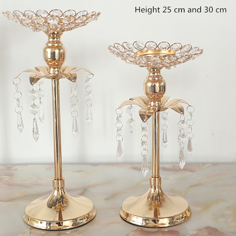 Single Candle Holder Delicate Crystal Candle Stand... – Grandado