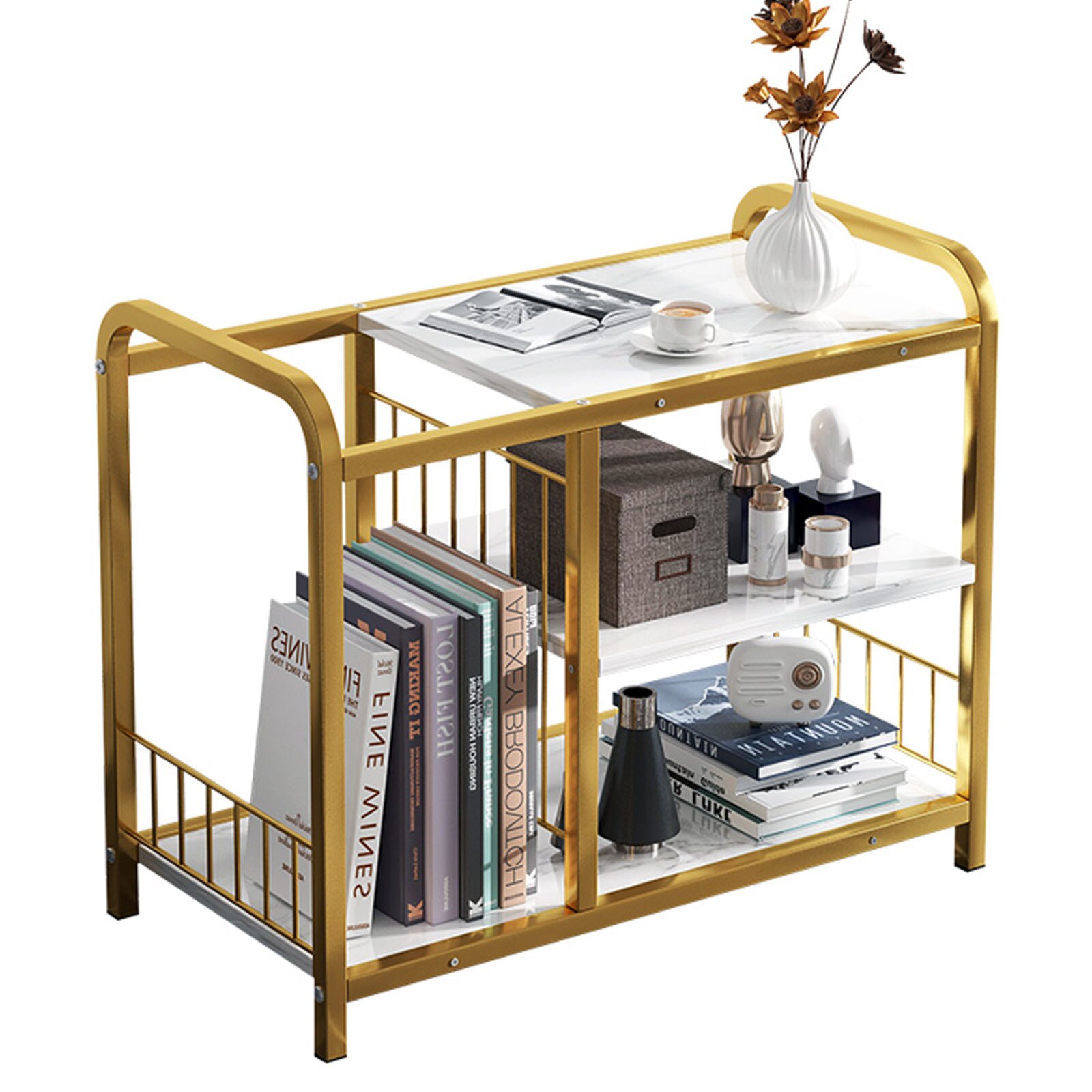 Nordic Simple Iron Double-layer Small Tea Table Co... – Grandado